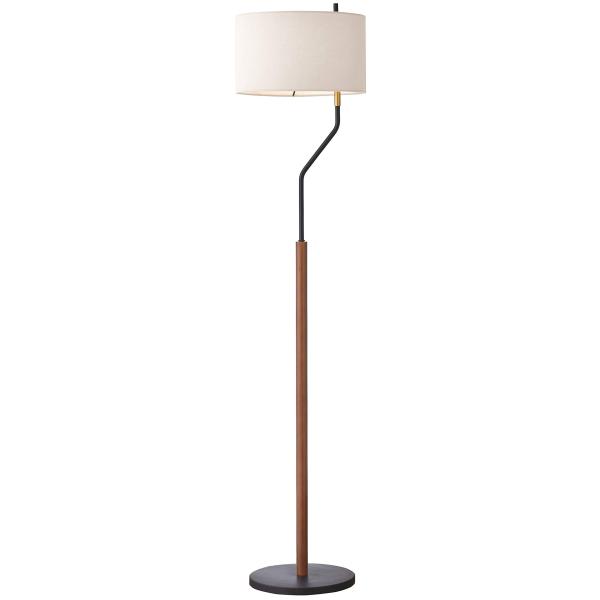 ●スタイル:シンプル ナチュラル モダン シック●ブランド:INTERFORM INC.●光源タイプ:電球なし・別売●材質:布 木 スチール 真鍮●部屋タイプ:リビングルーム ダイニングルーム 寝室 玄関●【商品の概要】 緩やかにカーブする...