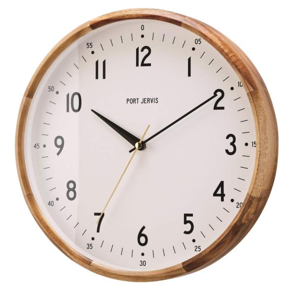 ●ブランド:INTERFORM INC.●色:ホワイト●ディスプレイタイプ:アナログ●スタイル:モダン シンプル ナチュラル　北欧●部屋タイプ:リビングルーム●形状:円形●材質:木 MDF プラスチック ガラス●電池付き:いいえ●取り付けタ...