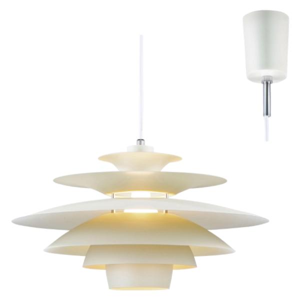 ●ブランド:INTERFORM INC.●色:ホワイト●材質:スチール●スタイル:北欧 モダン ナチュラル シンプル●照明器具の形状:ペンダント●【商品の概要】 6枚のスチールセードを重ねた北欧テイストのペンダントライトです。針葉樹をイメー...