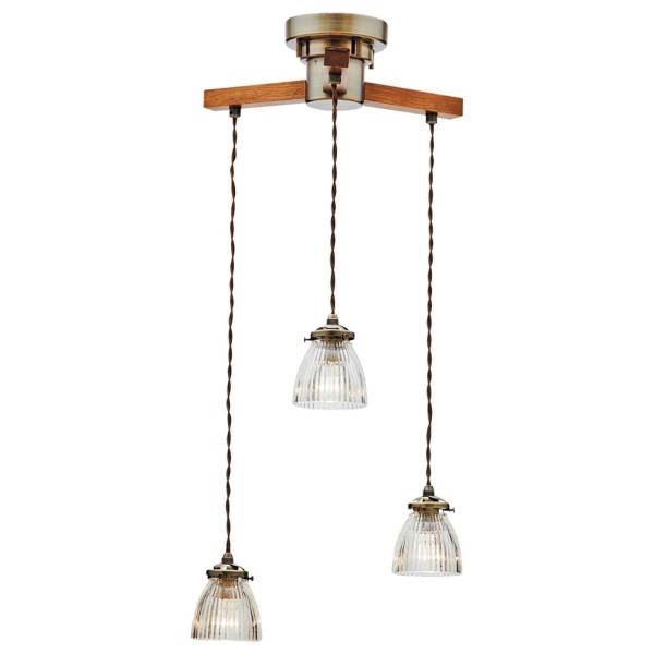 ●ブランド:インターフォルム●色:ストライプ●材質:ガラス 木 スチール●スタイル:モダン シンプル ナチュラル レトロアンティーククラシカル 北欧●照明器具の形状:天井に近い●【商品の概要】 アンティークな表情と小ぶりなサイズのガラスセー...