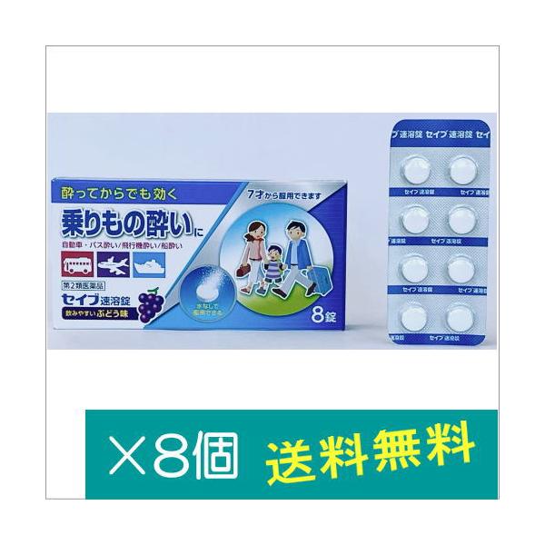セイブ速溶錠は，スコポラミン臭化水素酸塩水和物をはじめとする３成分が，乗物酔いによるめまい・吐き気・頭痛の予防及び緩和に働きます。水なしでそのまま服用できるブドウ味の速溶錠です。気分が悪くなってからでもすぐに服用いただければ，効果を発揮しま...