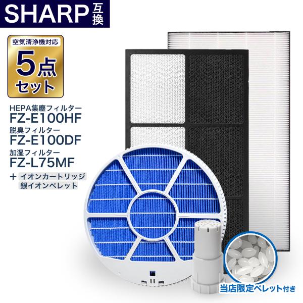 【セット内容】■加湿フィルター【FZ-L75MF】┗ 2801380022(白) 枠┗ 2802140126(グレー) おさえ┗ マグネット【2023730002】■集塵フィルター FZ-E100HF■脱臭フィルター FZ-E100DF■イ...