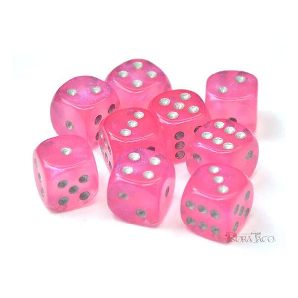 チェセックス製の12mm6面サイコロです。表面にキラキラ加工が施されています。内容／1個