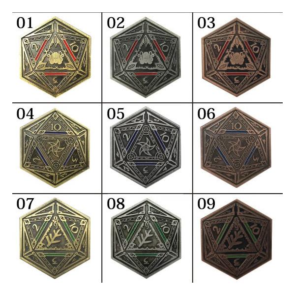 ※ご希望のデザイン・色をメニューよりお選びください。内容／2面×1枚サイズ／30mmCreator/David LaRocca