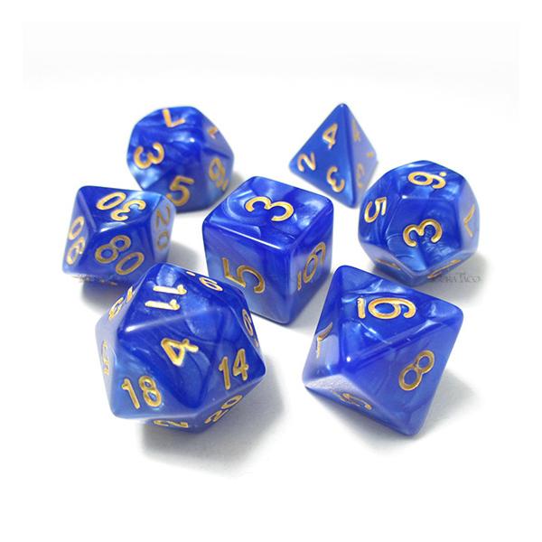 使いやすい標準サイズの多面体サイコロセット