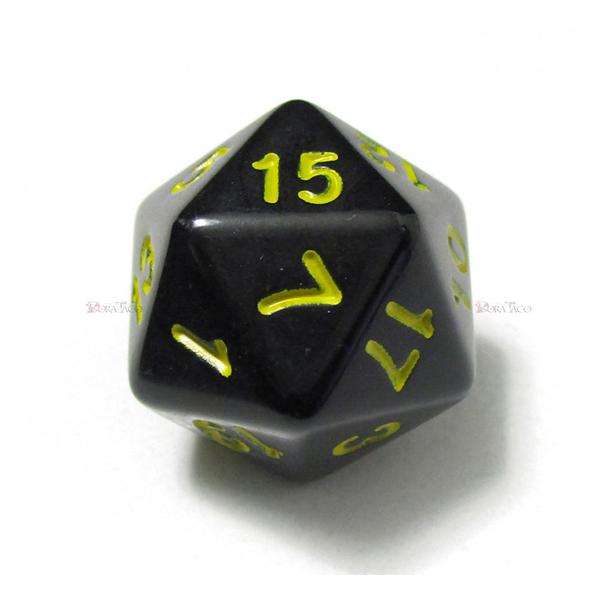 使いやすい標準サイズの20面サイコロ