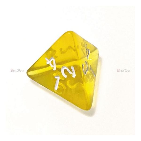 使いやすい標準サイズの4面サイコロ