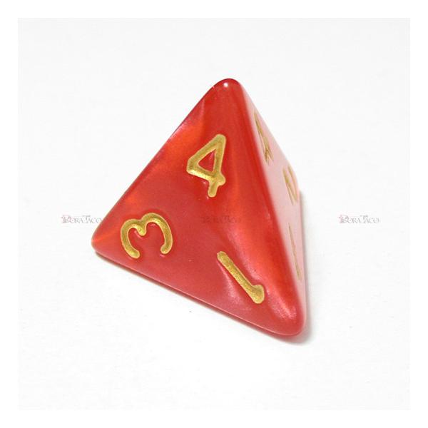 使いやすい標準サイズの4面サイコロ