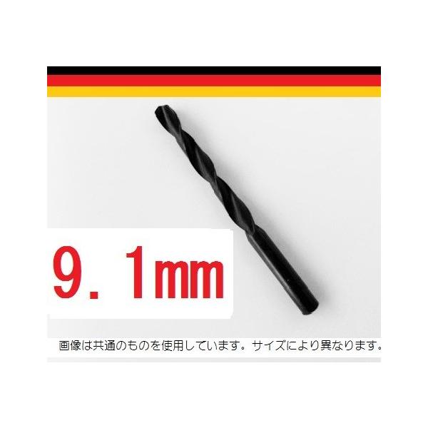 ドイツ　KEIL社製　ハイス鋼　鉄工ドリル刃HSS−TWIST　DRILL　BITS材質：ＨＳＳ鋼　ＤＩＮ規格３３８丸軸■サイズ：9.1ｍｍ　ねじ長：約81ｍｍ　全長：約125ｍｍ　■この製品の色は黒色です。シルバー色をご注文の場合は「磨き...