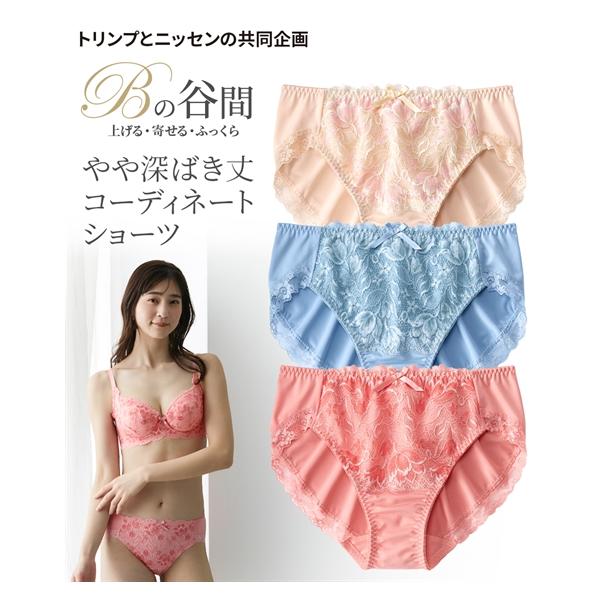 ニッセン ショーツ M L LL 3L やや深ばき丈 ストレッチ ニッセン ショーツ M L LL 3L やや深ばき丈 ストレッチ