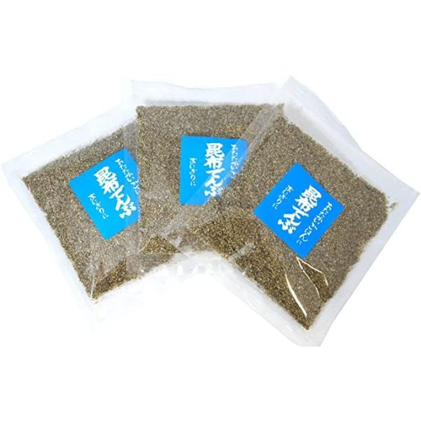 細かく刻まれた昆布に煮干しも入って、アミノ酸やカルシウムをはじめ豊富なミネラル分も摂取できる、健康的なふりかけです。とろろ昆布では食べにくいお年寄りにもこれなら安心♪育ち盛りのお子様にも是非おすすめです。