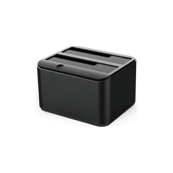 ※画像はイメージです。●インターフェイス：USB3.2 Gen1●対応ドライブ：2.5型 および 3.5型のSATA接続のHDD、SSD<br>※各スロット 最大16TB対応●搭載可能ドライブ数：2●電源：専用ACアダプター●外...