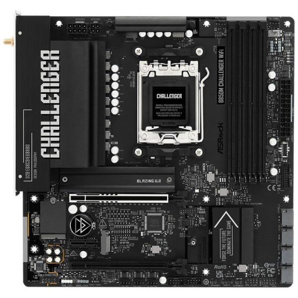 ASRock｜アスロック　マザーボード【ドスパラ限定モデル】●ソケット形状：Socket AM5●対応CPU：AMD Ryzen 9000 / 8000 / 7000 シリーズ●チップセット：AMD B850●フォームファクタ：MicroA...