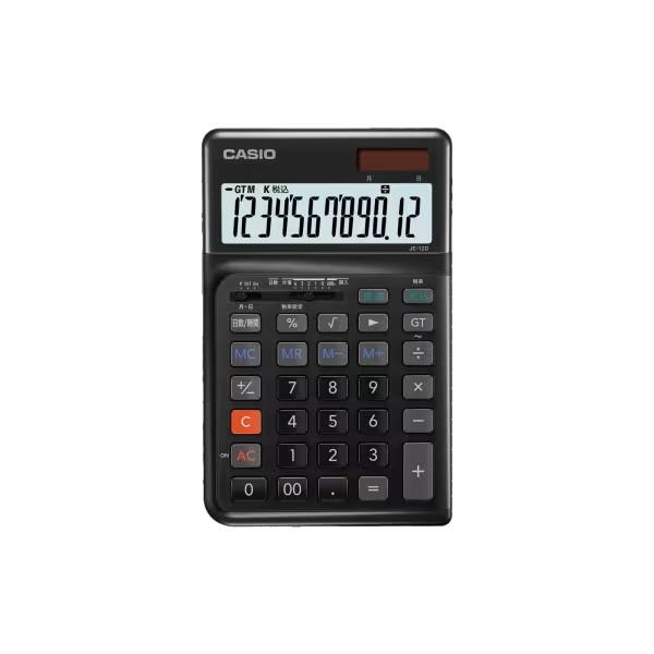 ●品番:JE-12D-BK-N●入数:１個●電卓操作時の状態を人間工学により徹底分析●早打ちにこだわったキー性能●素早い入力に対応する早打ち機能●打ちやすさを追求したキー配列・形状●抜群のタッチ感と数字が消えない２色成型樹脂キー●周りを気に...