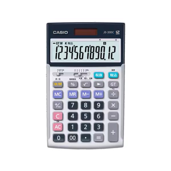 ●品番:JS-20DC-N●入数:１個●日数・時間計算タイプにカラーバリエーションを追加。使用シーンに合わせて選べます。●一般企業での経理、財務、簿記や金融機関をはじめとするプロのニーズを徹底追及。●優れた早打ち対応設計、操作性、視認性など...