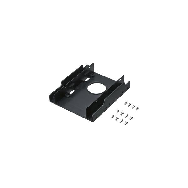 ●品番:TK-HD252●入数:１セット●２．５インチのＳＳＤやＨＤＤを２台同時に１つの３．５インチベイに取り付け可能にする変換マウンタ。●２．５インチＳＳＤ、ＨＤＤを３．５インチベイに固定するためのマウンタです。●２．５インチＨＤＤをデス...