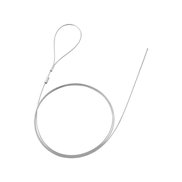 ●品番:SLE-13W●入数:１個●ｅセキュリティ長さ１．０ｍ、太さ１．５ｍｍ片側かしめなしワイヤー