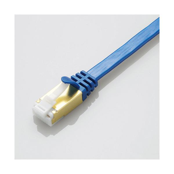 ●品番:LD-TWSFT/BM10●入数:１本●プロテクタと新素材コネクタ採用のダブル構造で、通常の使用環境では絶対にツメが折れない！※１０Ｇ　ＢＡＳＥ−Ｔに完全対応し、薄さ約２．３ｍｍで設置場所を選ばないフラットタイプのＬＡＮケーブル。