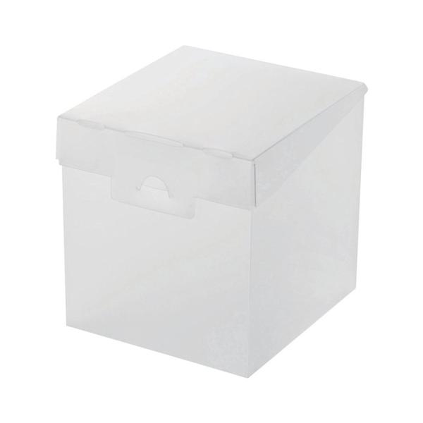 ●品番:CCD-MB01CR●入数:１個●バラバラになりやすいメディアケースをすっきり収納。プラケース（標準タイプ・スリムタイプ）、ＤＶＤ・ＣＤ不織布ケースを収納し整理できる組立式メディアケース収納ボックス。