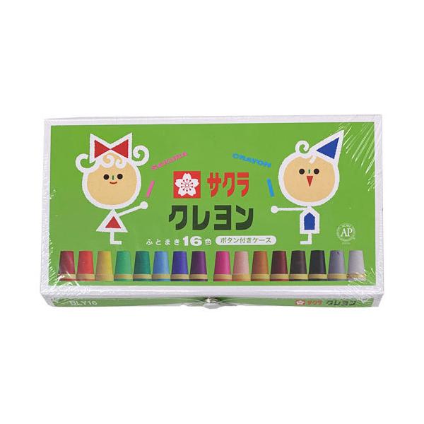 ●品番:BLY16●塗りやすさとなめらかさを強調した「やわらかめのクレヨン」です。力を入れずに、強い線や太い線がのびのびとできます。ふとまきで折れにくく、発色も鮮やかです。