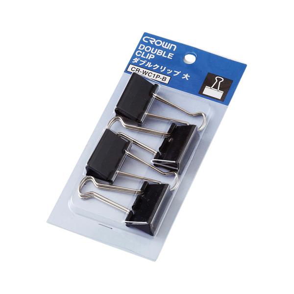 ●品番:CR-WC1P-B●入数:４個●あると便利なダブルクリップは、まとめ買いがおすすめ。