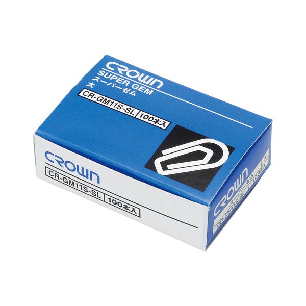 ●品番:CR-GM11S-SL●入数:１００本●書類を傷つけにくいゼムクリップです。