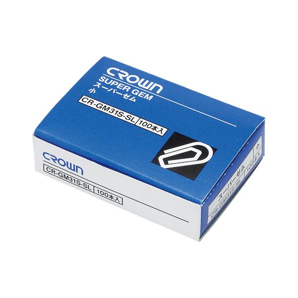 ●品番:CR-GM31S-SL●入数:１００本●書類を傷つけにくいゼムクリップです。