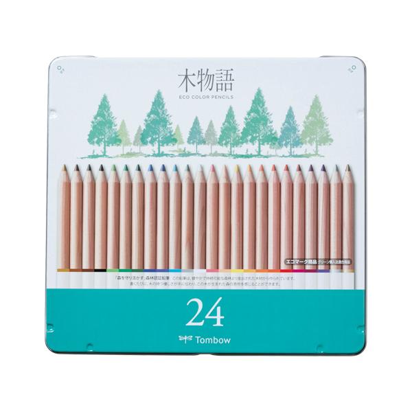 ●品番:CB-RS24C●入数:１セット●森林認証材を使用した色鉛筆。●あたたかな木目と木の優しい肌触りを活かした軸デザイン。