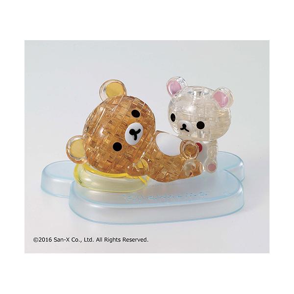 ●品番:50212●入数:１個●このパズルは透明ピースをくみ上げる立体ジグソーパズルです。●完成すると、クリスタルのように美しく輝くインテリアとして楽しめます。●黄色いクッションに寝ころがったリラックマとちょこんと座るコリラックマに癒されます。