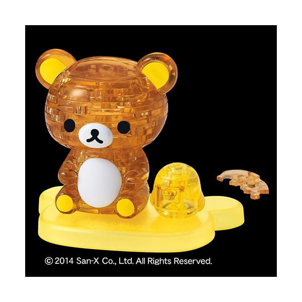 ●品番:50175●入数:１個●このパズルは透明ピースをくみ上げる立体ジグソーパズルです。●完成すると、クリスタルのように美しく輝くインテリアとして楽しめます。●リラックマとキイロイトリを黄色のリラックマ型台座に並べて飾ってください。●大人...