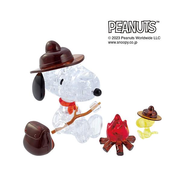 ●品番:50292●入数:１個●このパズルは透明のピースを組み立てて立体パズルです。●完成すると、クリスタルのように美しく輝くインテリアとして助かります。●キャンプを楽しむスヌーピーとウッドストックが出来上がります。