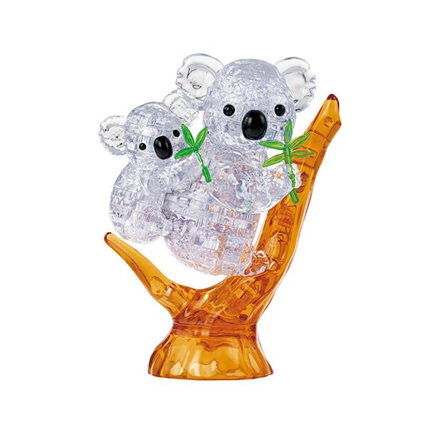 ●品番:50298●入数:１個●このパズルは透明のピースを組み上げる立体ジグソーパズルです。●完成すると、クリスタルのように美しく輝くインテリアとして楽しめます。●ぴったりくっつく可愛いコアラの親子が出来上がります。