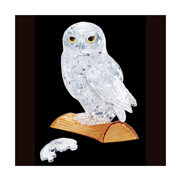 ●品番:50190●入数:１個●このパズルは透明ピースをくみ上げる立体ジグソーパズルです。●完成すると、クリスタルのように美しく輝くインテリアとして楽しめます。●大きな瞳であなたの心を見透かす白いふくろうが出来上がります。●大きな瞳で貴方の...