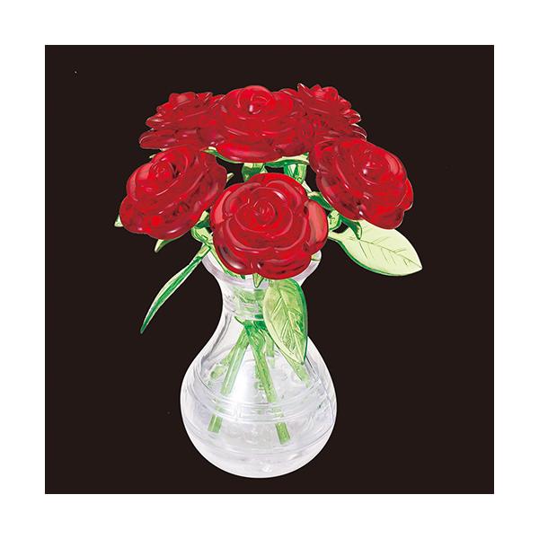 ●品番:50208●入数:１個●このパズルは透明ピースをくみ上げる立体ジグソーパズルです。●完成すると、クリスタルのように美しく輝くインテリアとして楽しめます。●想いを込めたギフトに最適な花瓶に入った赤いバラが出来上がります。