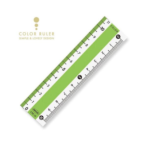 ●品番:CPK-10-G●入数:１本●縦目盛でゼロスタート定規になっているため定規を立てて深さを計ることができます。●５ｍｍ毎にドットがついた目盛があり５ｃｍ毎に黒ベタ抜き文字になっているため長さが読取りやすくなっています。