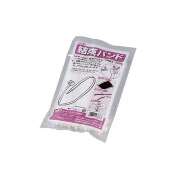 ●品番:#8376●入数:１個●素早く手軽に結束ができるナイロン製のケーブルタイです。●一度締め付けてロックすると戻らないバンドで、伸び縮みせずしっかりと結束いたします。