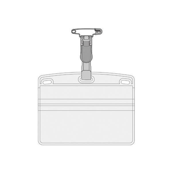 ●品番:NT-3P-GY●入数:１枚●衣服に合わせて使い分けられるタッグ名札。●チャック式で水やホコリが入りません●ケースの取り付けはフック式で簡単取り付け＆外れにくい仕様です。