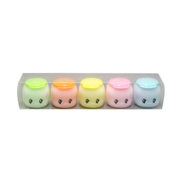●品番:FD6-5C●入数:５個●使いやすい広口容器。楽しくかわいいアニマルデザイン。●品質には影響はなく、のりに着色しています。●小物入れ・貯金箱にもなります。●ホルマリンは一切使用しておりません。