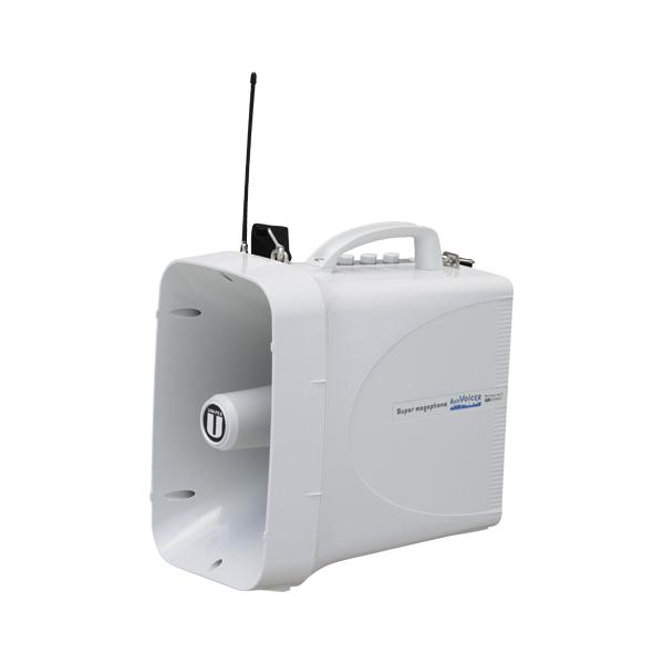 ●品番:TWB-300●入数:１台●防水性能はＩＰＸ５を実現。激しい雨の中でも安心してワイヤレスマイクの拡声が可能です。楽々持ち運べるスリム＆ショートのボックススタイルです。３００ＭＨｚ帯ワイヤレスチューナー１台内蔵、別売のワイヤレスマイク...