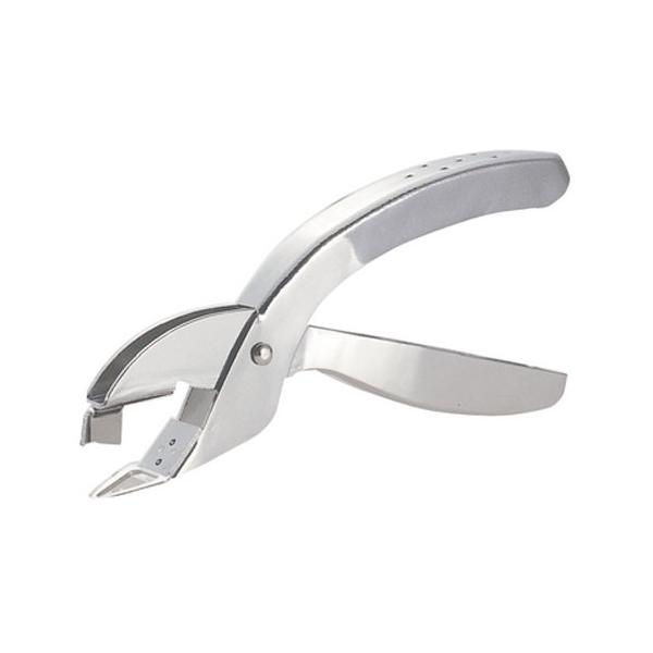 ●品番:S4766822●入数:１個●針に差し込んでハンドルを握るだけで、簡単かつきれいに針を外せます●薄い紙にとじられた針でも、紙を痛めません●指の爪などで針を外さなくても、軽い力で外せます