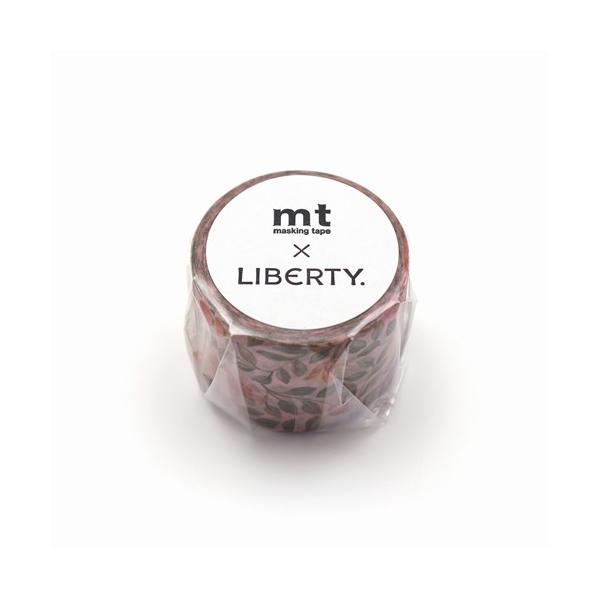 ●品番:MTLIBE09●入数:１巻●繊細なラインで手描きされたモチーフと独特なカラーリングが特徴のリバティとコラボ商品です●和紙のなめらかな質感が上質なリバティのテキスタイルを連想させるマスキングテープ
