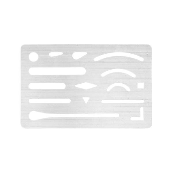 ●品番:1-820-0000●入数:１個●不要な部分だけを囲って消せるテンプレート！●ステンレス製で折れ曲がりに強い！