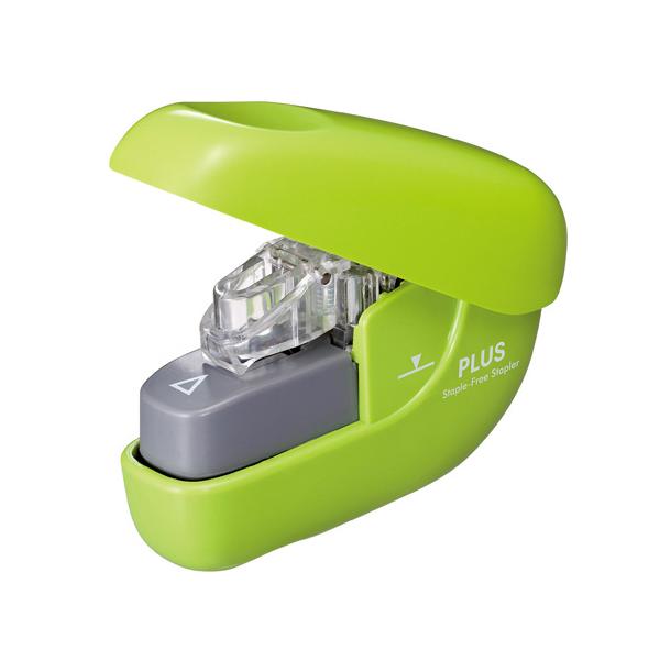 ●品番:31-123●入数:１個●６枚までとじられる、手のひらサイズで握りやすく進化した針なしホッチキス。