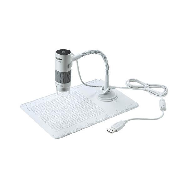 ●品番:LPE-07W●入数:１個●光学倍率最大２５０倍まで拡大できるＰＣ用ＵＳＢ顕微鏡。●撮影台を兼ねた専用台座を付属。●スタンドのアームは自由自在に曲げることが出来るフレキシブルアーム●プリント基板や印刷物の確認、自由研究などの教育向け...