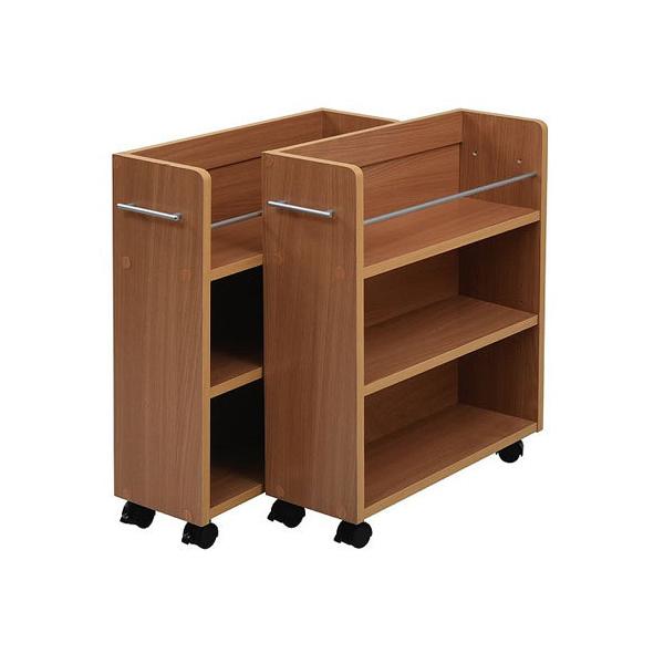 ●品番:SGT-0128-NA●入数:１台●クローゼットにぴったり入る、キャスター付きラック２個組。●クローゼット内のスペースを有効活用して、本やメディア、日用品を収納できます！