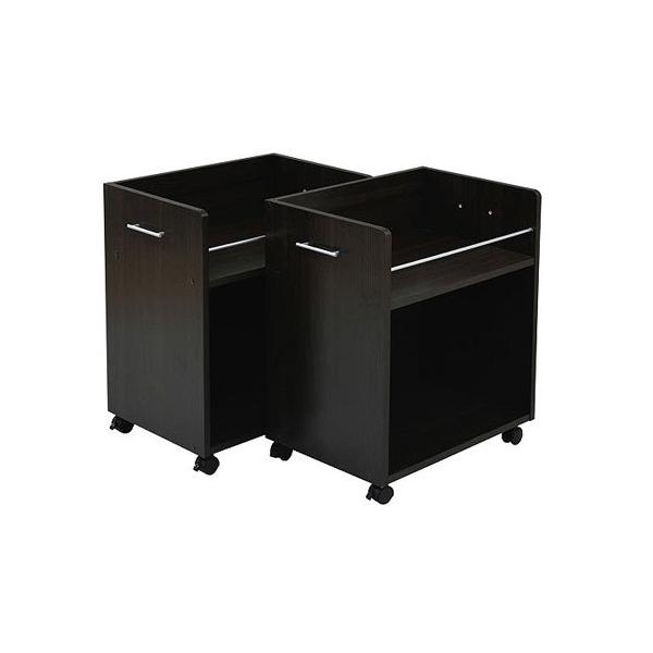 ●品番:SGT-0129-DB●入数:１台●クローゼットにぴったり入る、キャスター付きラック２個組。●クローゼット内のスペースを有効活用できます。●幅広なので大きな日用品のストックにも最適！