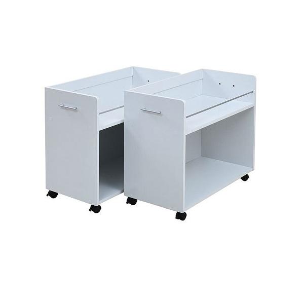 ●品番:SGT-0131-WH●入数:１台●押入れにぴったり入る、キャスター付きラック２個組。●押入れ内のスペースを有効活用できます。●幅広なので大きな日用品のストックにも最適！