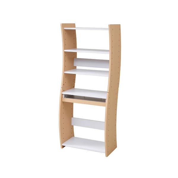 ●品番:FWD-0208-WHNA●入数:１台●縦置きも横置きも自由自在に設置できるパソコンデスク。●シンプルになりがちなデスク周りにアクセントをつけるウェーブデザイン。●機能性とデザイン性を高次元で両立。