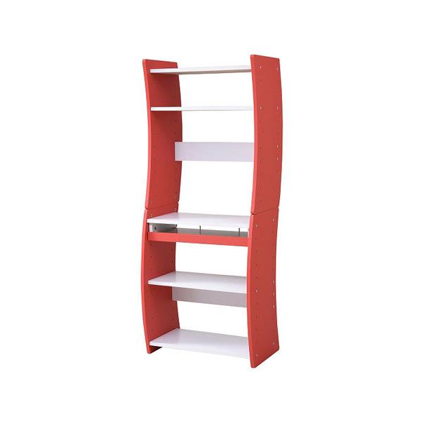 ●品番:FWD-0208-WHRD●入数:１台●縦置きも横置きも自由自在に設置できるパソコンデスク。●シンプルになりがちなデスク周りにアクセントをつけるウェーブデザイン。●機能性とデザイン性を高次元で両立。