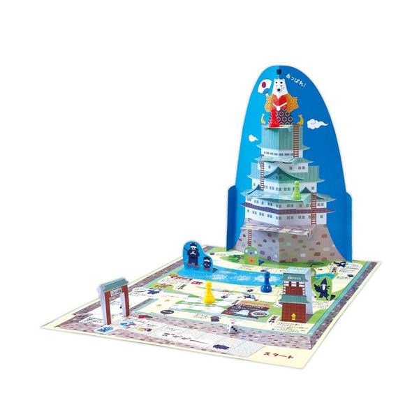 ●品番:009545●入数:１個●お城のてっぺんを目指す、忍者の立体的なすごろくです。●カギ縄やけむり玉などの忍者の秘密道具、変わり身の術や水くもの術などの忍術もたくさん登場します。●2〜4人用。